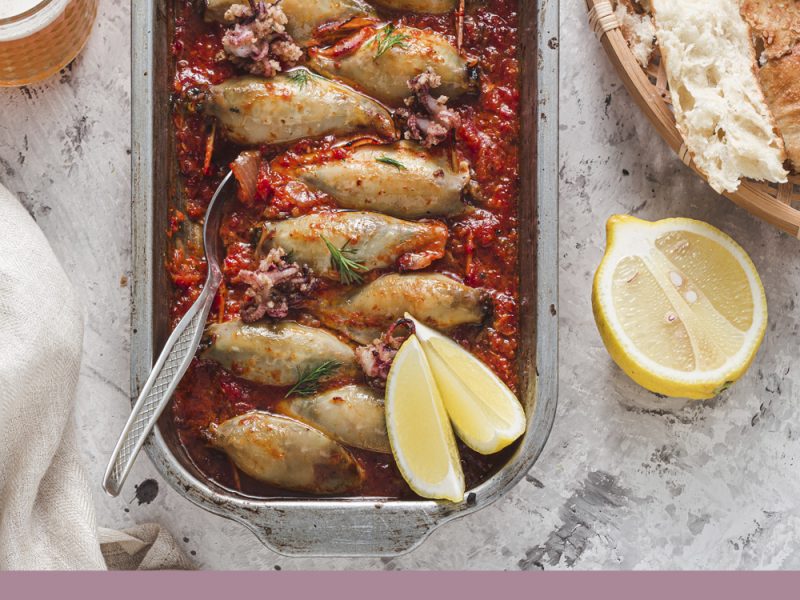 Recette de Calamars à l’armoricaine, calamars surgelés - Gimbert Océan