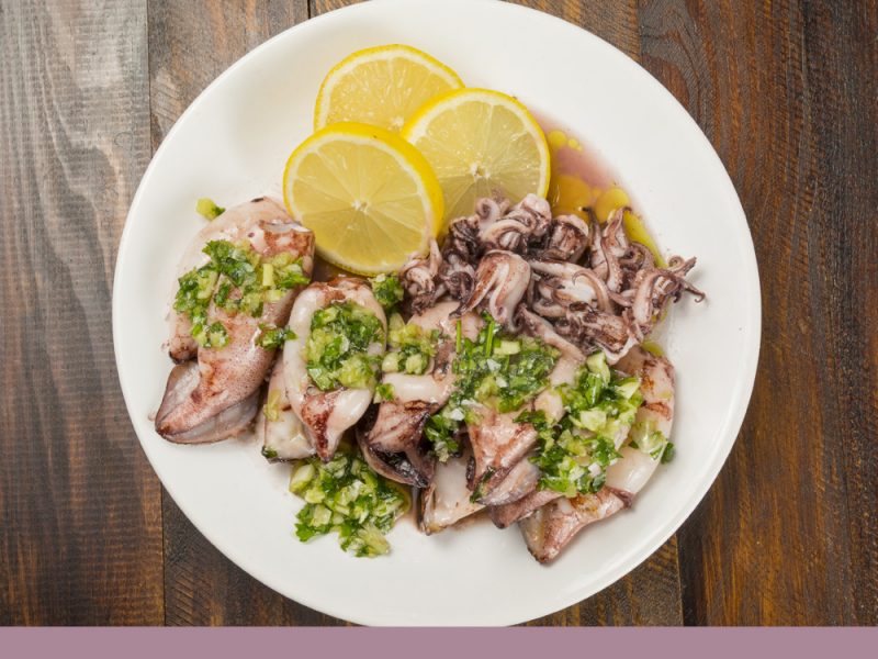 Recette de Calamars à l’armoricaine, calamars surgelés - Gimbert Océan